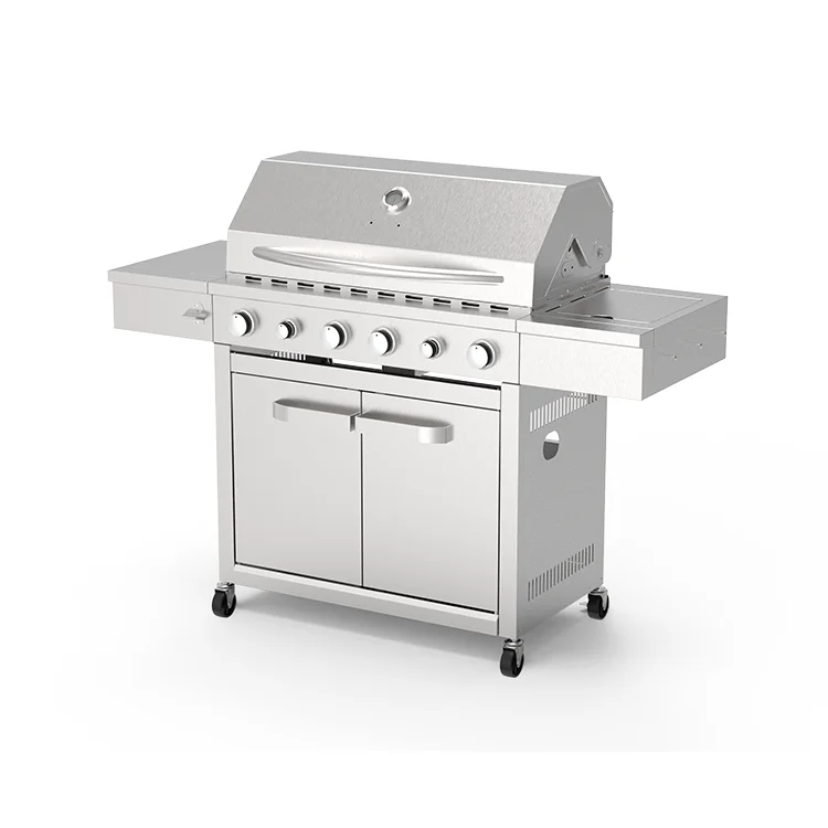 Outdoor Stainless Steel Gas Grill Restaurant Flameless Gas Grill Gas ...