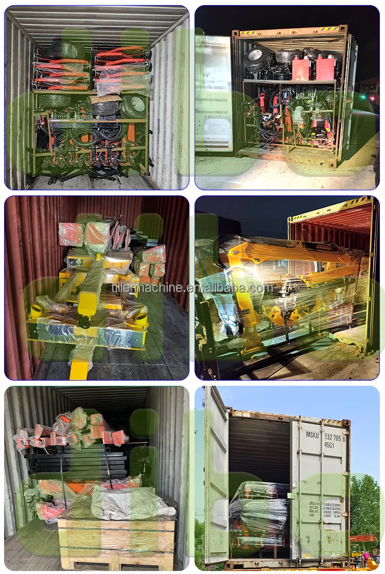 Heavy Type Grapple Log Loader Compact Tractor Trailer With Log Grapple ...