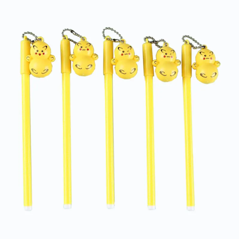 Cute Pikachu Tumbler Pendant Neutral Sensitive Plastic Erasable Pen ...