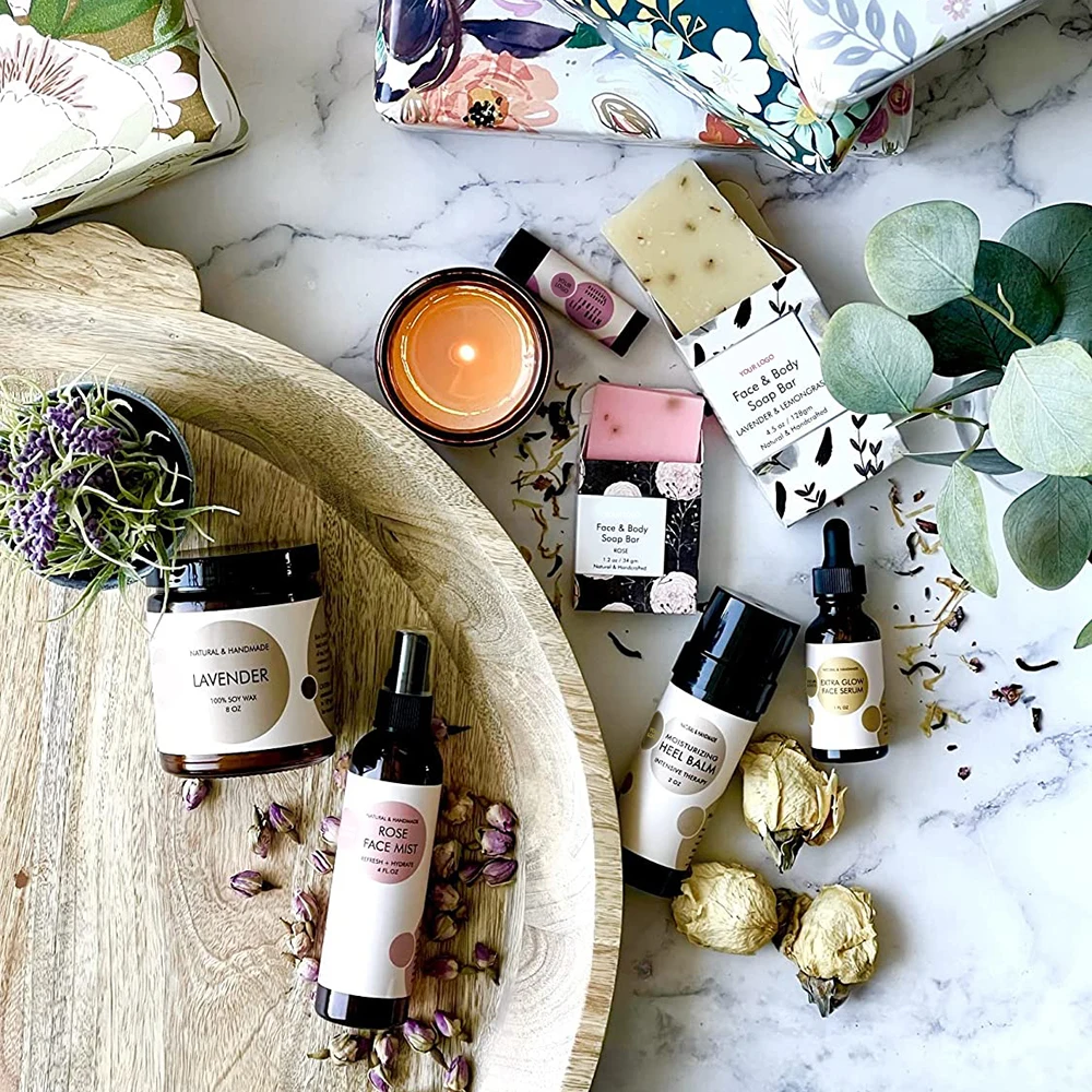 Custom Package Private Label Luxury Body Care Spa Kit Mothers Day Spa ...