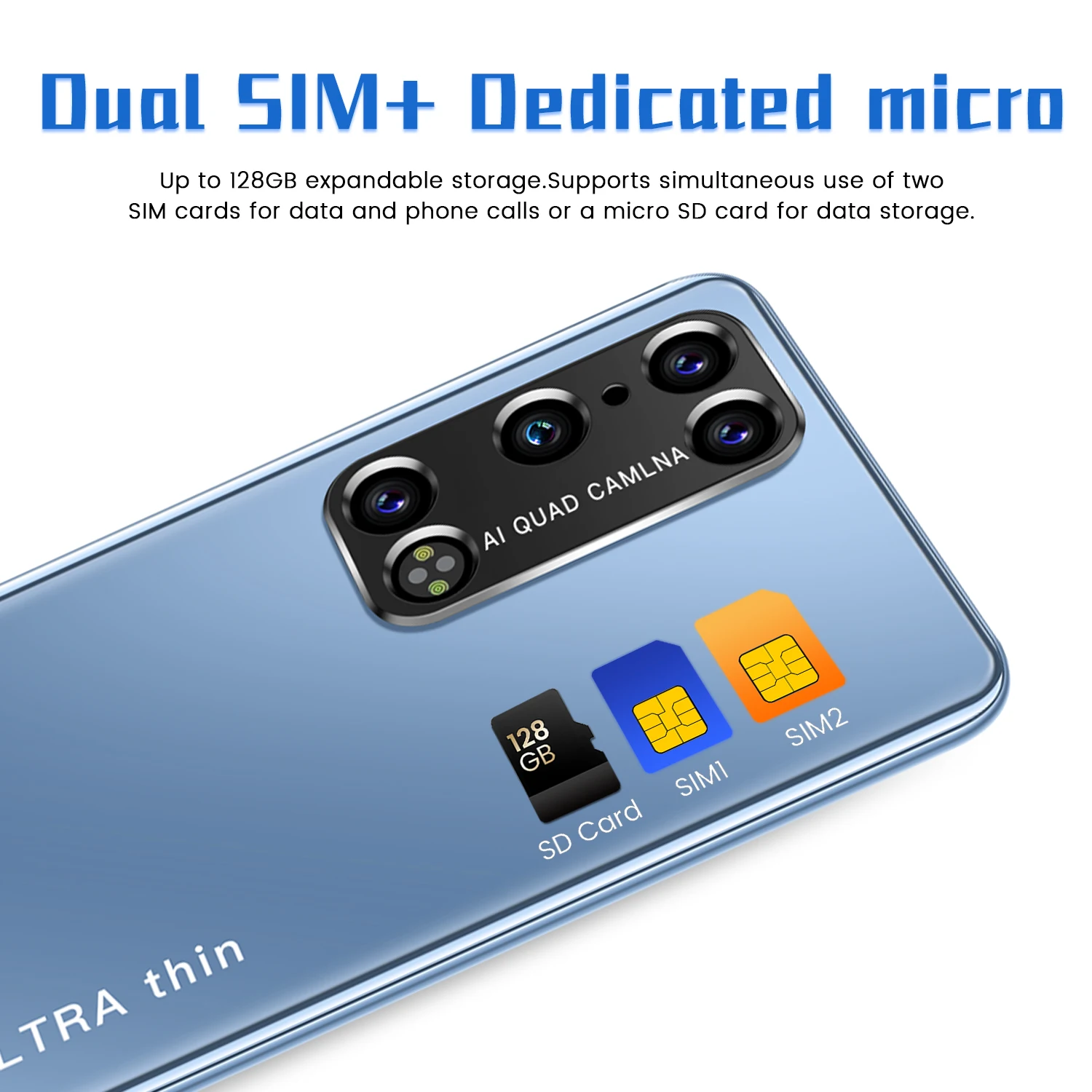 Dual SIM Android Phone - Mt65xx with 48MP Camera