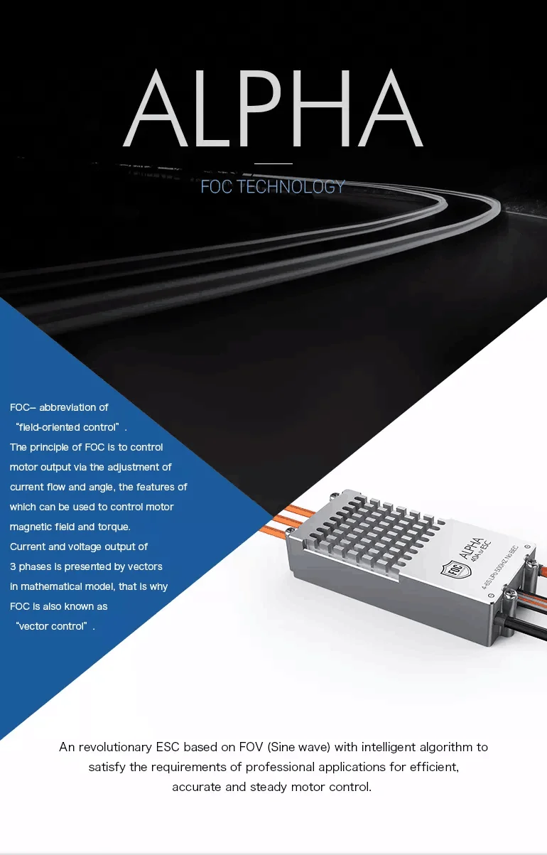T-MOTOR ALPHA 120A 12S Power Brushless ESC for RC Helicopters