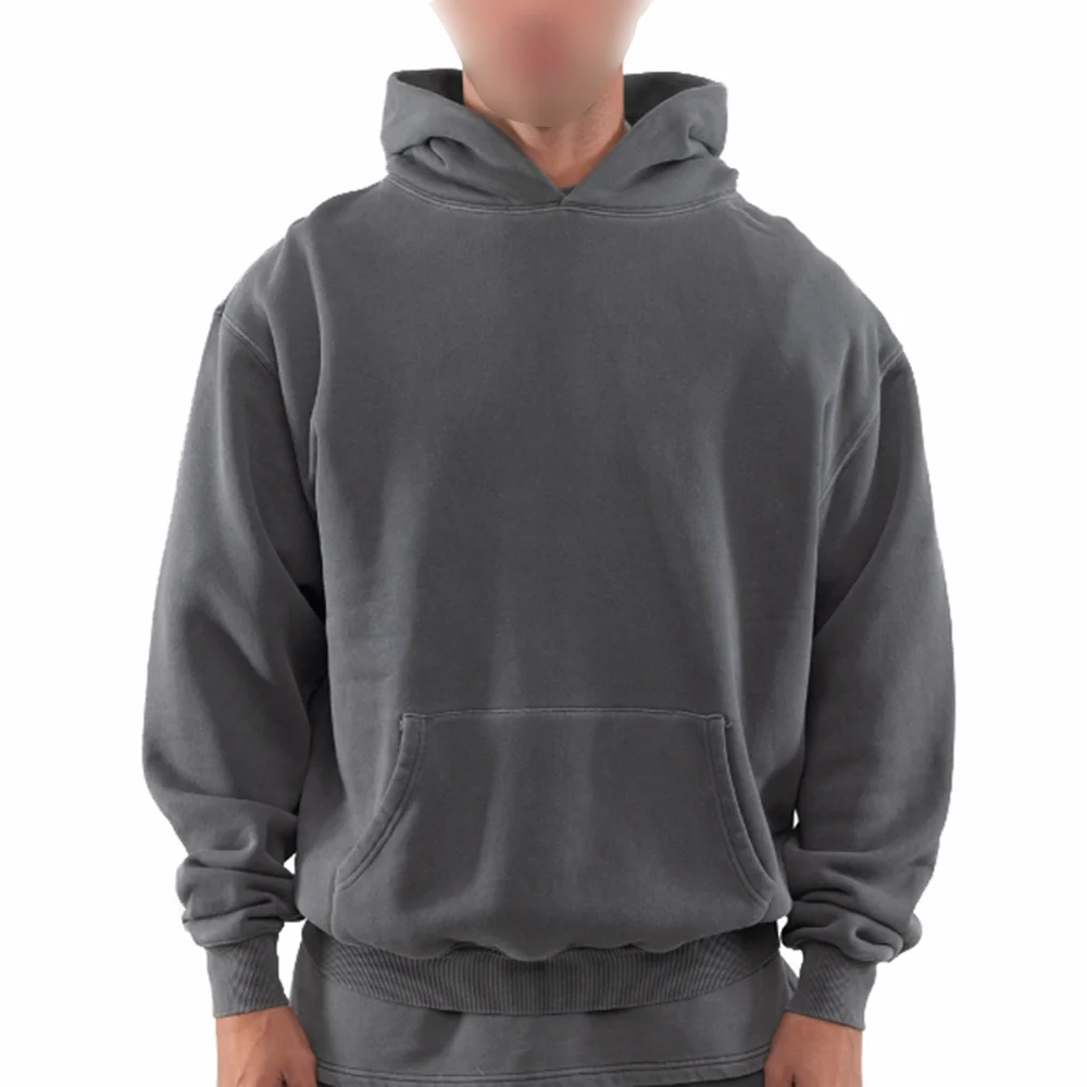 Cotton Fleece Oversized Hoodies - Custom Men's Sweatshirts