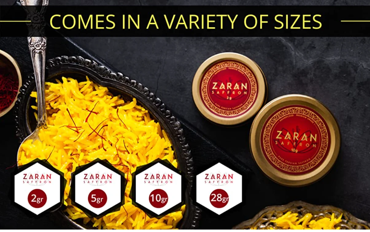 Zaran Saffron 2g - Premium Spanish Saffron in Metal Tins