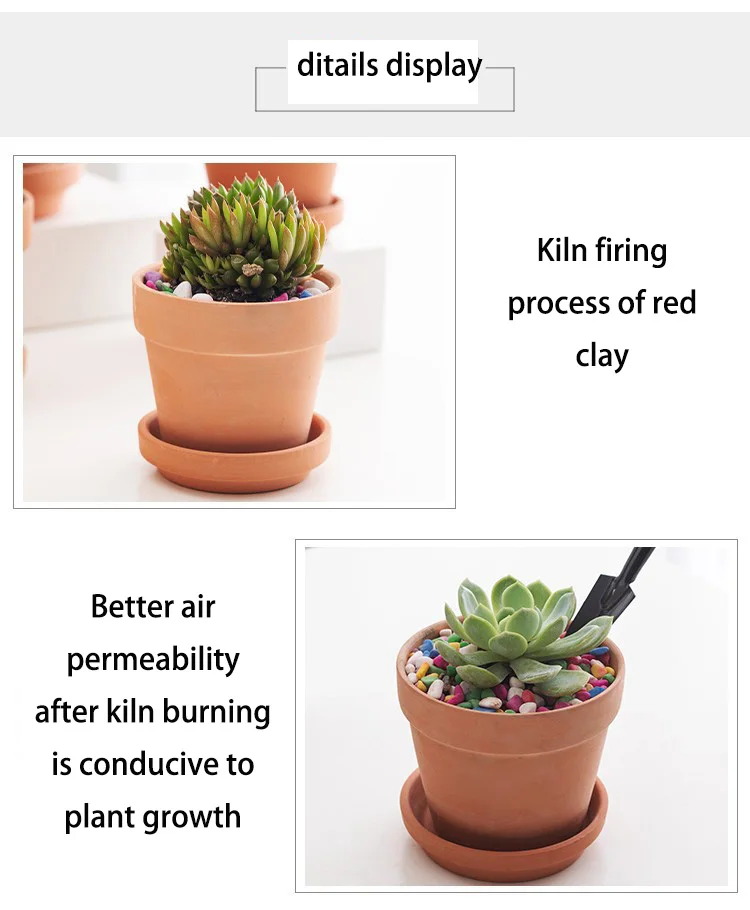 Multiple Sizes Big Garden Clay Terracotta Flower Pots Wholesale For ...