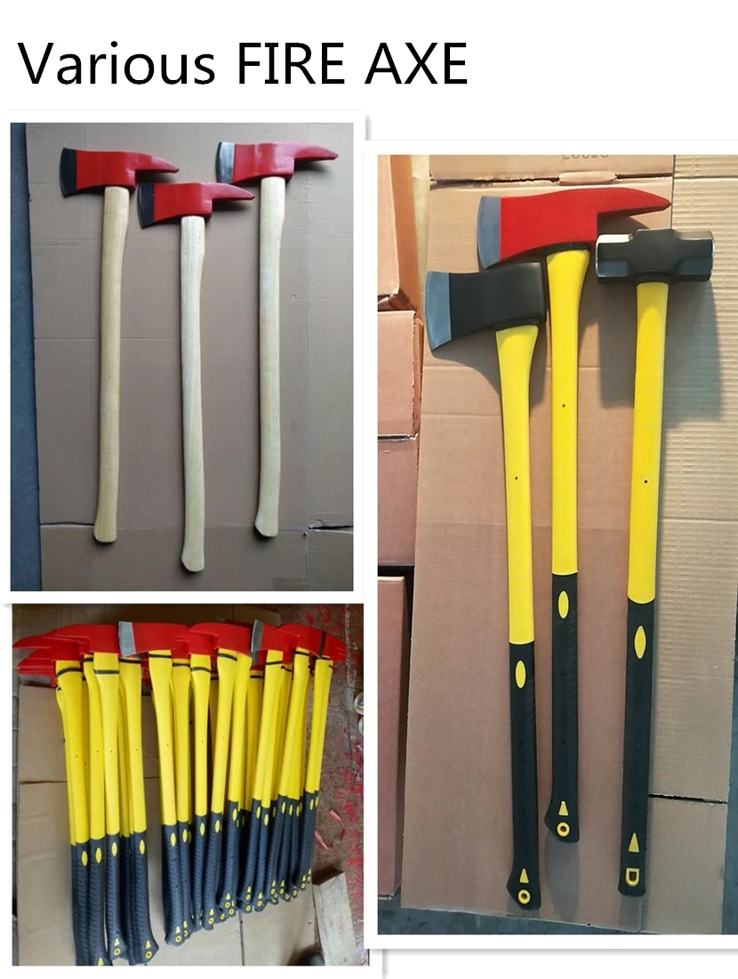 Fire Fighting Axe with Wide Cutting Blade - Survival Tool