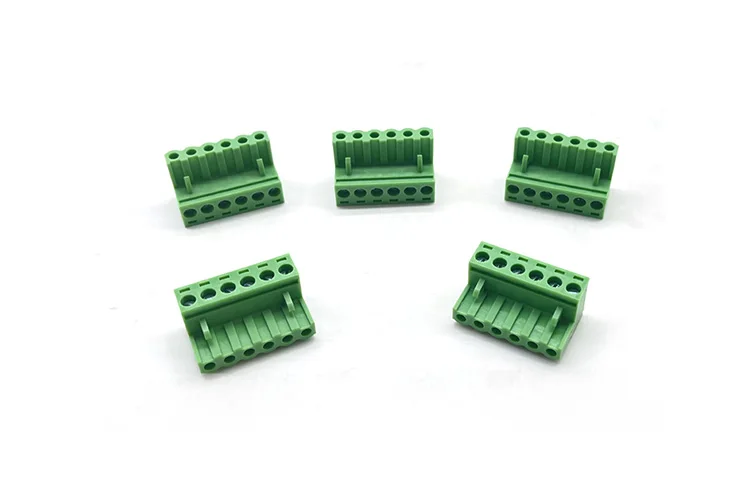 Screw Pcb Terminal Block 3.5mm 3.81mm 5.08mm Pitch Pcb Connectors 90 Angle Dinkle Pluggable ...