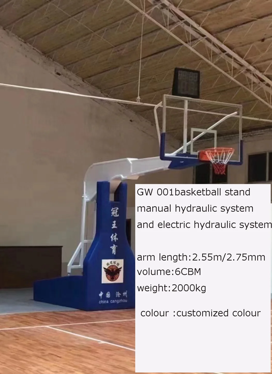 GW Professional Basketball Equipment Competition Level Inground ...