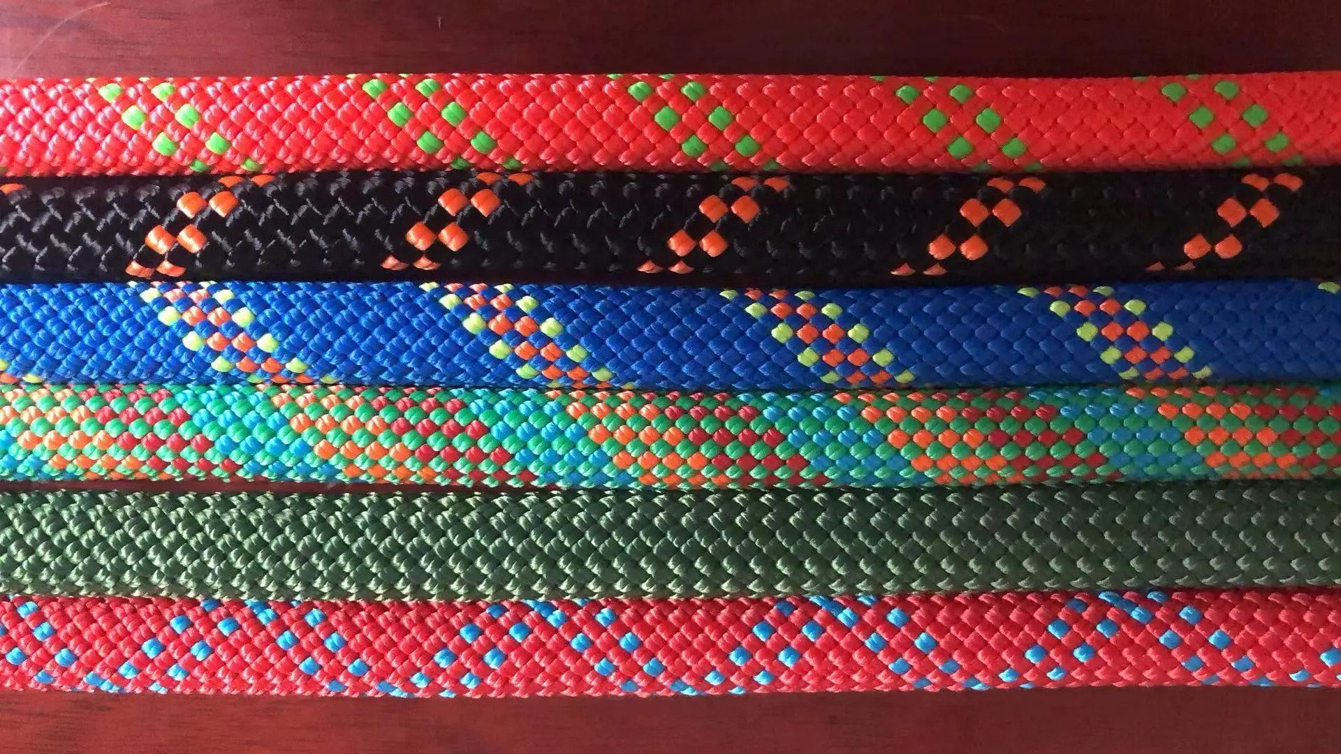 High Tensile Mountain Climbing Nylon Round Static Rope Rock Climbing ...