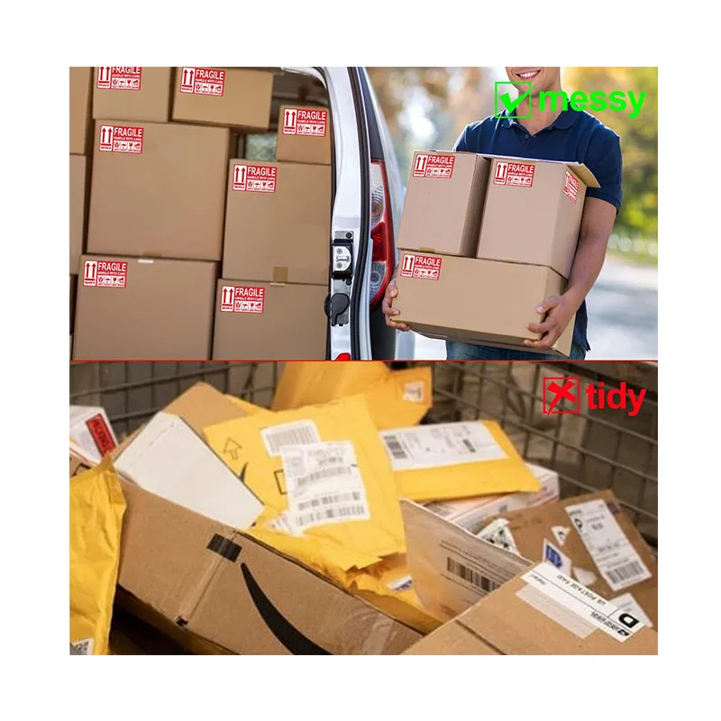 Fragile Labels Handle With Care Warning Packing Shipping Label ...