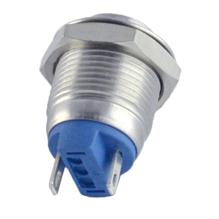 12mm Mini Metal Momentary Illuminated Push Button Switch Gq12-af-10/j/s ...