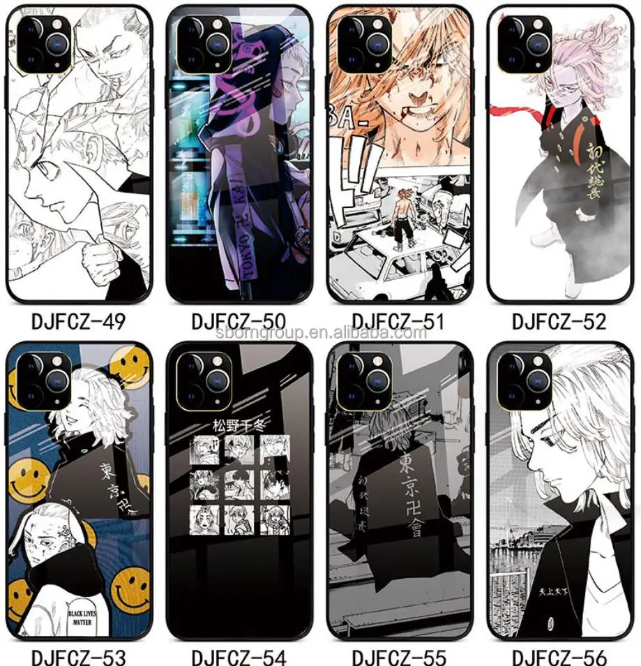 TOKYO REVENGERS Cartoon Funny Phone Protective Cover for iPhone 11 12 ...