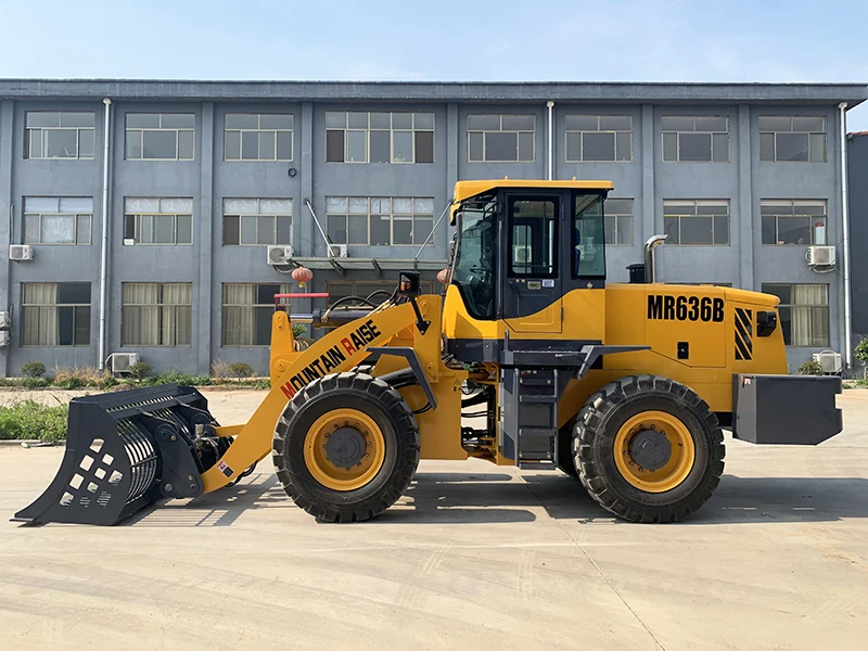 Safe And Reliable Mechanical 3 Ton Front Loader Mountain Raise Wheel ...