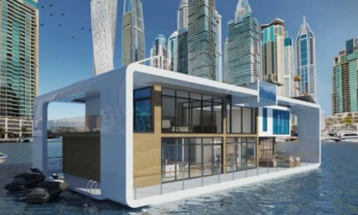 Luxury Modular Floating House - Prefabricated Container Home