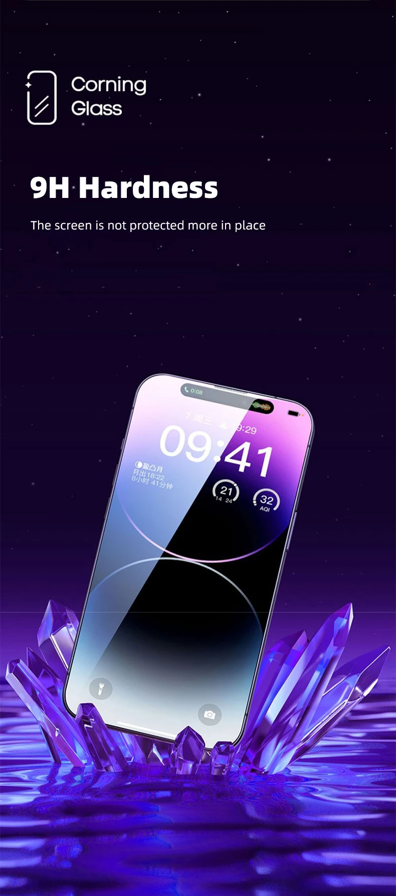 New patent! Easy installation tempered glass screen protector!