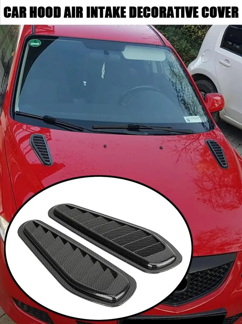 Auto Tuning Car Hood Scoop Decorative Cover For Rio 4 Jazz Fit Vaz 2114 ...