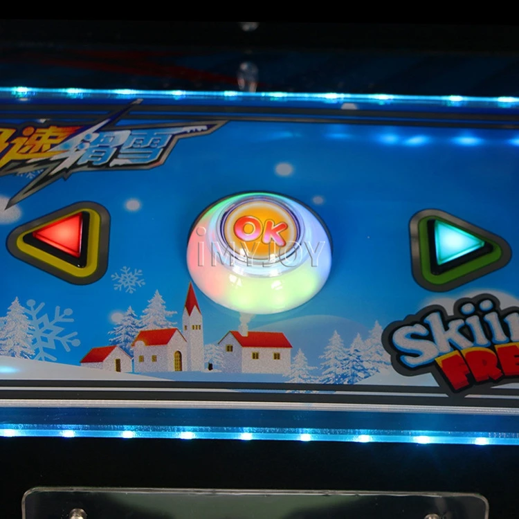 Amusement Park Coin Operated Super Skiing Sports Training Equipment ...