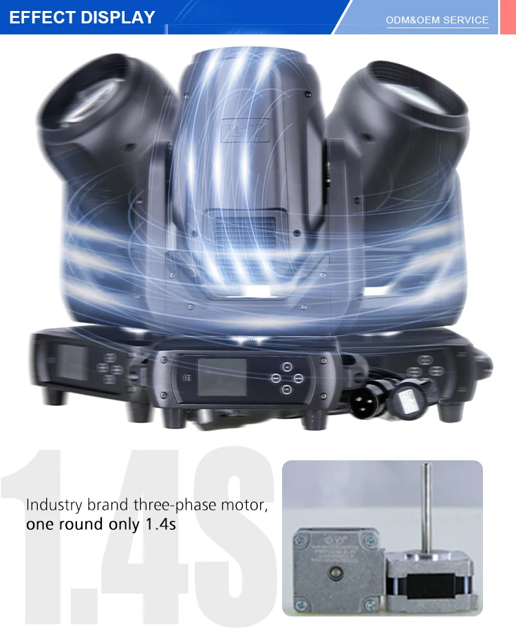 VLTG Stage Lights - 380w Beam Moving Head LED Sharpy Disco