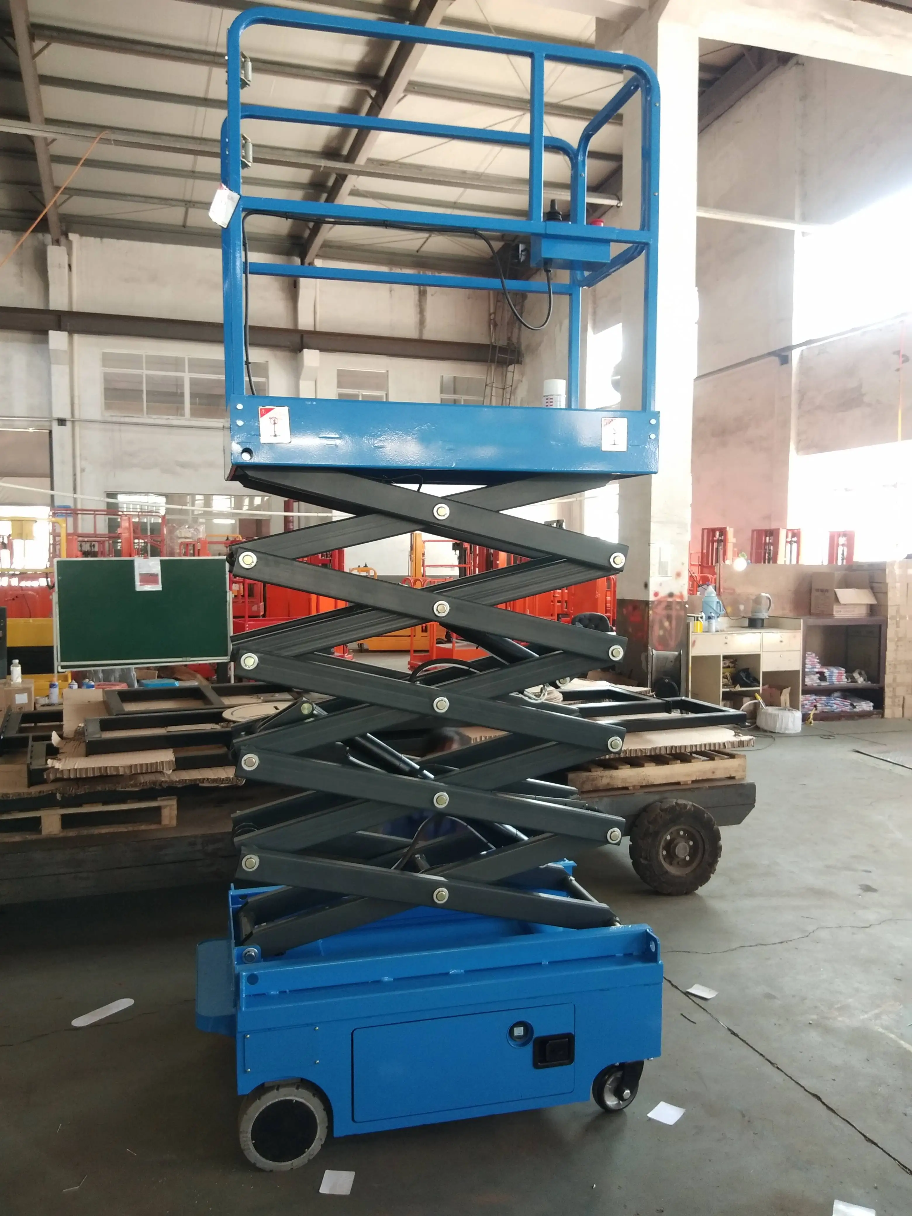 Full Self Lifting Scissor Work Platform - 300kg Capacity