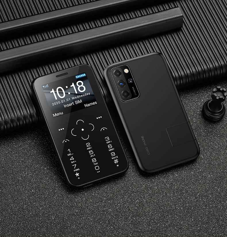 Wholesale Super Thin 1.5 Inch Mini Card Phone Mini Size Phone - Buy ...