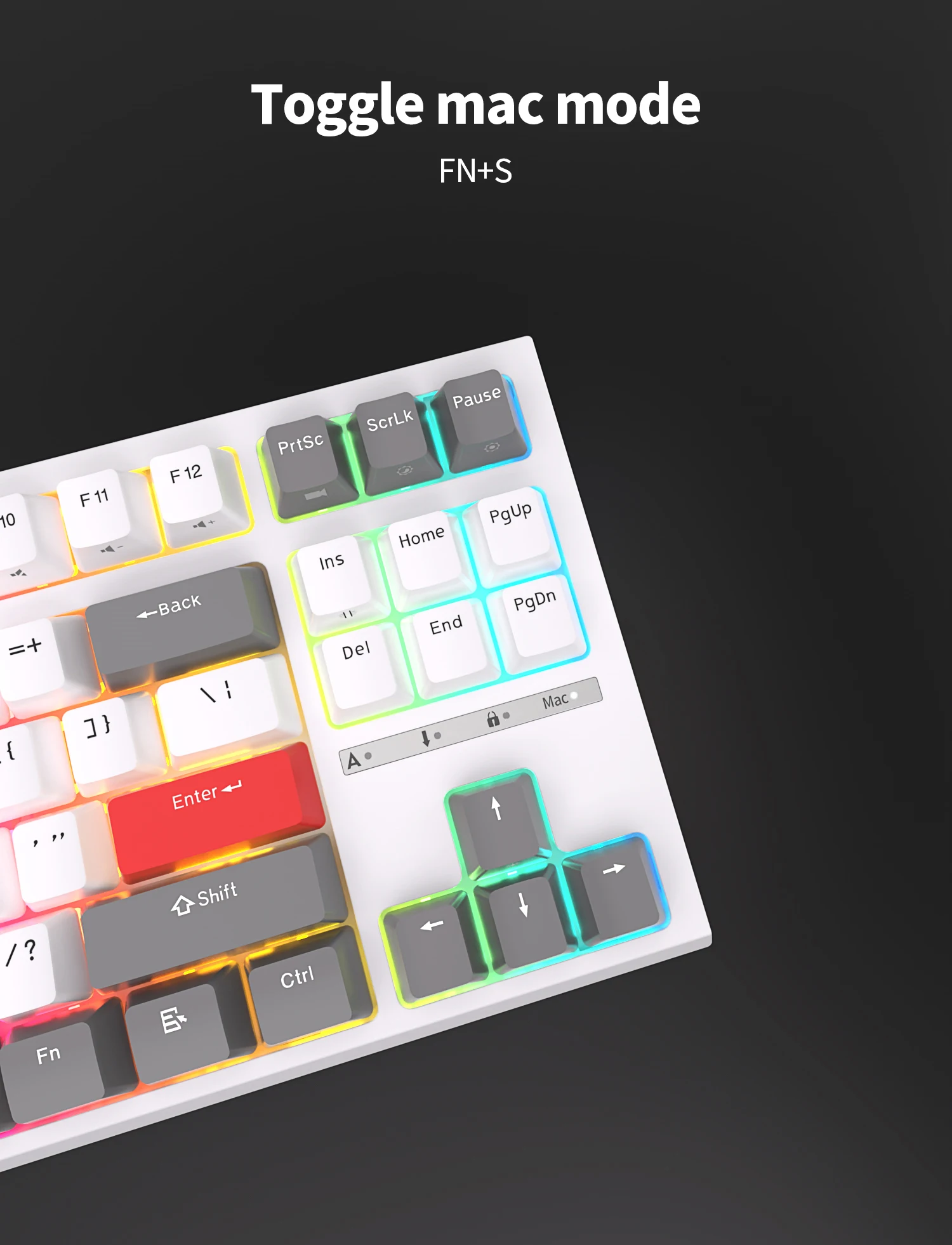 Royal Kludge RK R87 Wired RGB Mechanical Gaming Keyboard OEM