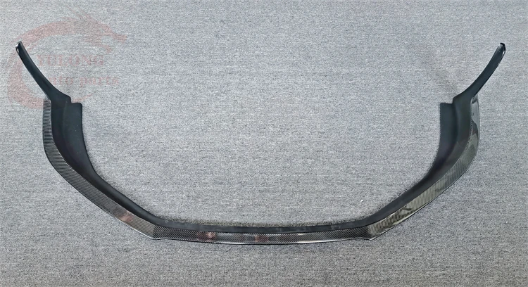 C Style Carbon Fiber Front Bumper Lip For Porsche 718 Boxster Cayman ...