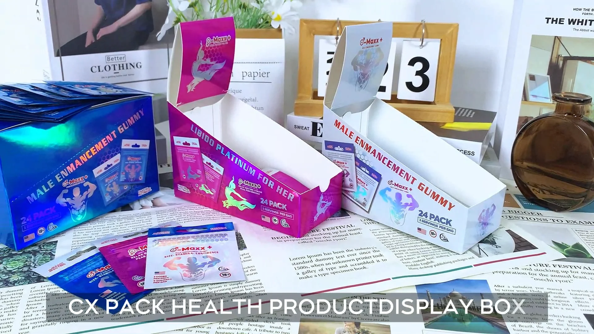 Retail Shelf Cardboard Counter Top Display Stand Show Supermarket Shop ...