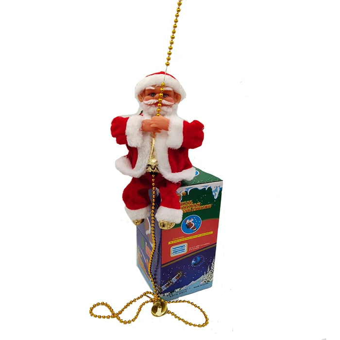 Dropshipping Santa Claus Musical Climbing Rope Electric Musical ...