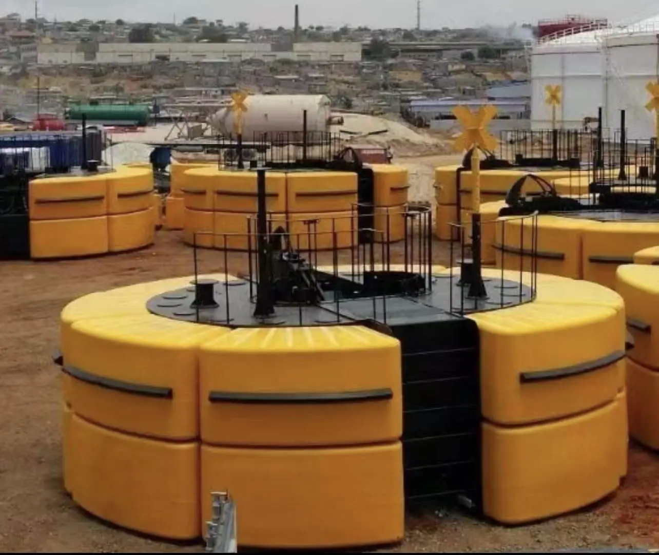 Marine Mooring Buoys Floating Steel Buoys For Ship Berthing Anchor ...