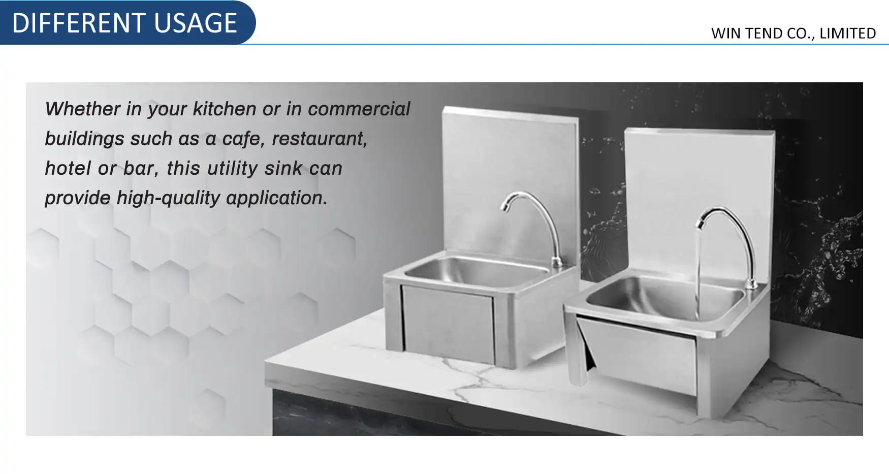 Restaurant Commercial Kitchen Wash Basin Style Portable Kitchen Wash ...