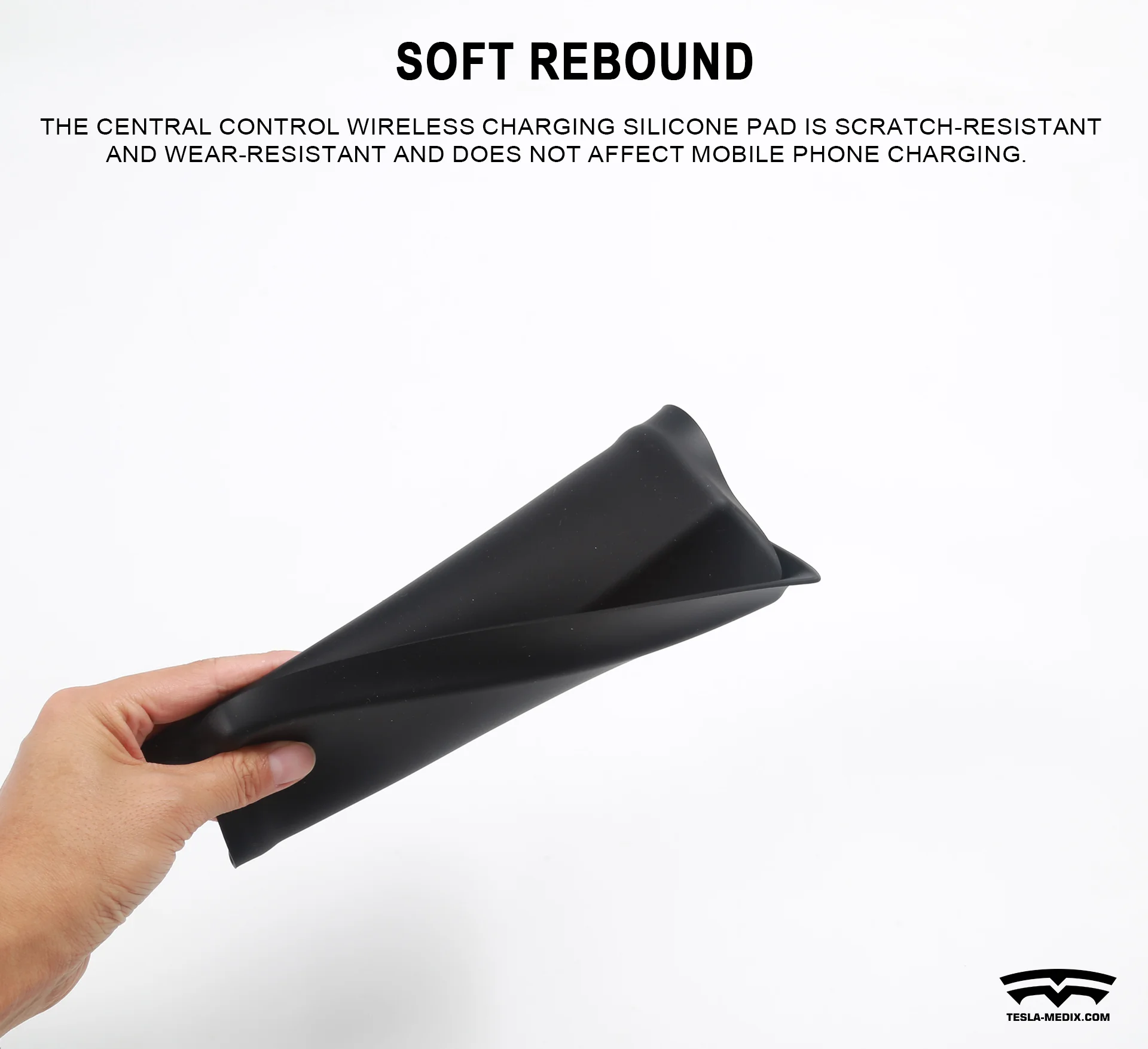 Tesla 2023-2024 Model 3 Wireless Charging Pad Anti-slip Protective Mat ...