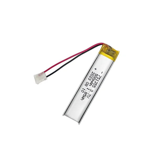 3.7v 751355 500mah 5c Discharge Lipo Battery Rechargeable Drone Battery ...