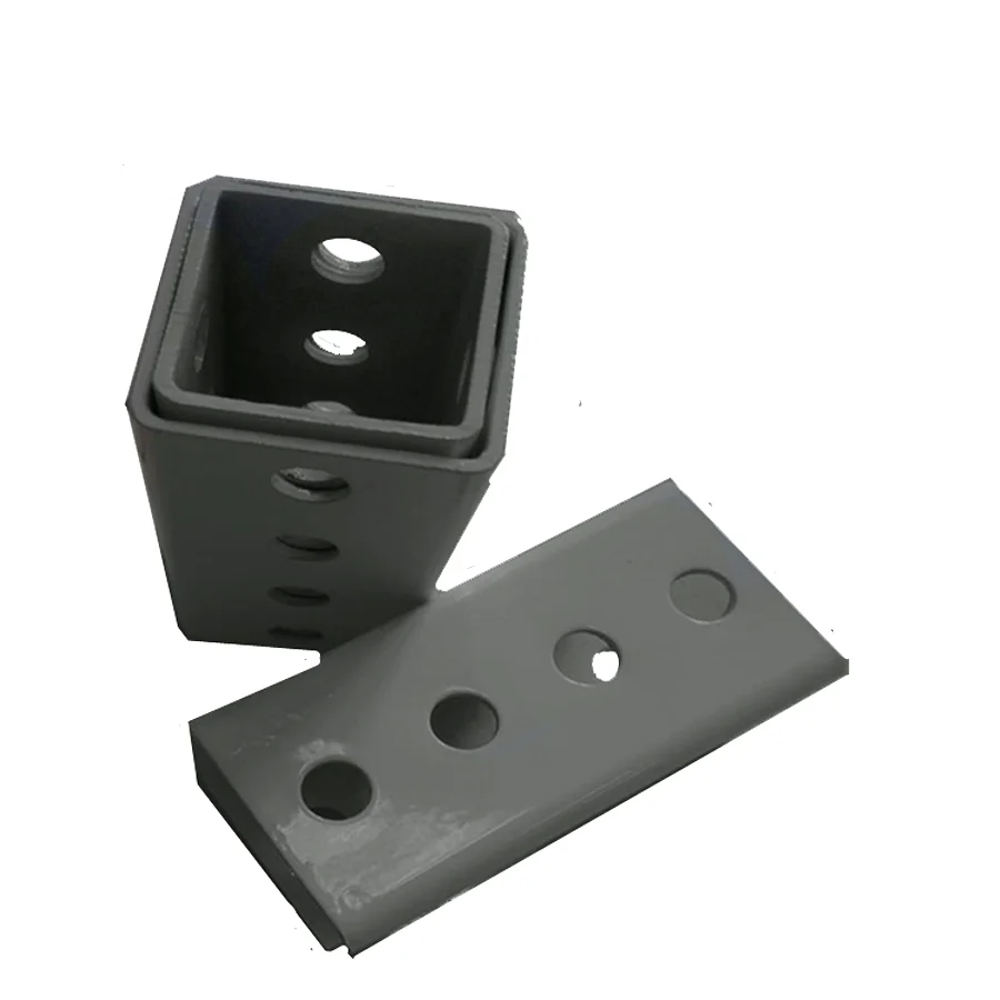 Anchor Base Perforated Square Tube pillar square tube and u channel ...