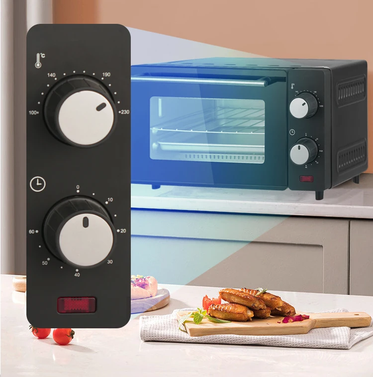 Retro Knob Control Toaster 10l Mini Capacity Steam Oven Microwave With ...