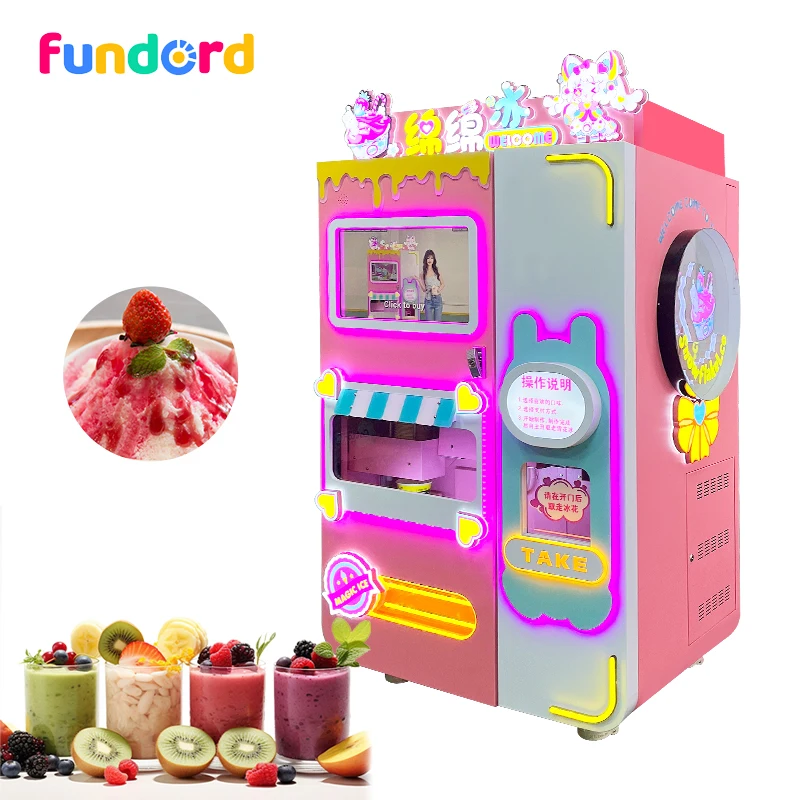 Fundord Smart Smoothie Vending Machine Automatic Ice Slush Machine ...