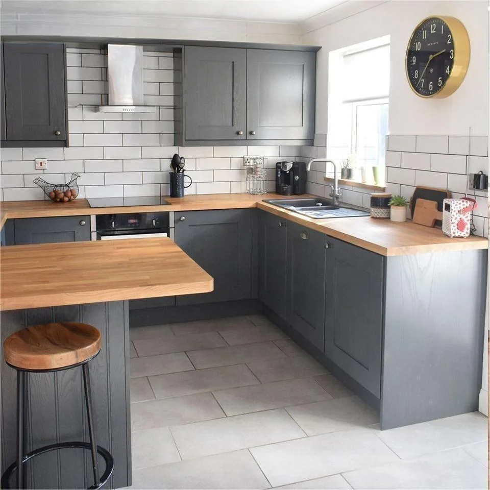 Modern HPL Kitchen Cabinet - Stylish & Functional Design