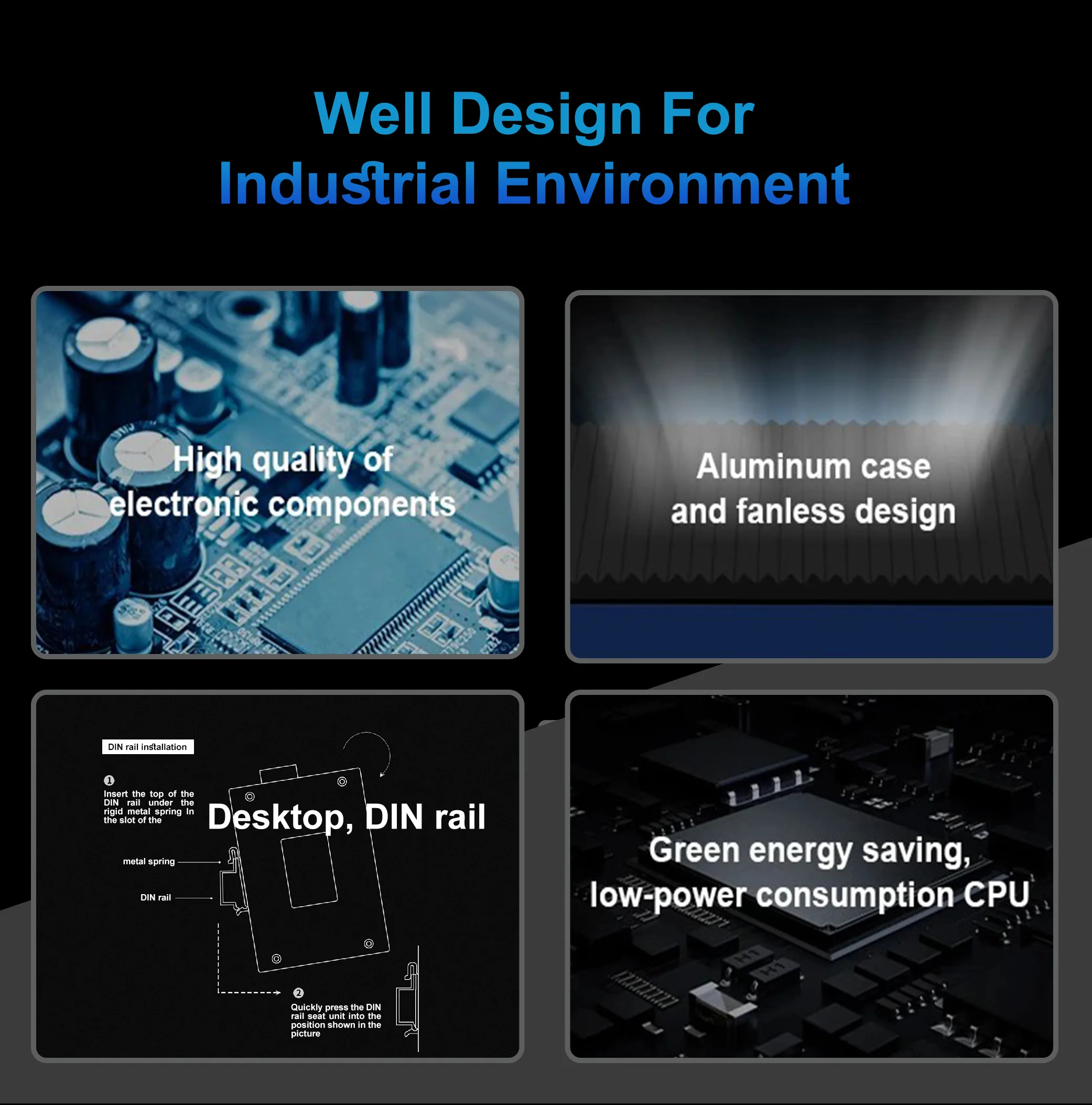 10/100/1000MbpsFull Gigabit IP40 Protection L2 Web Managed Industrial ...