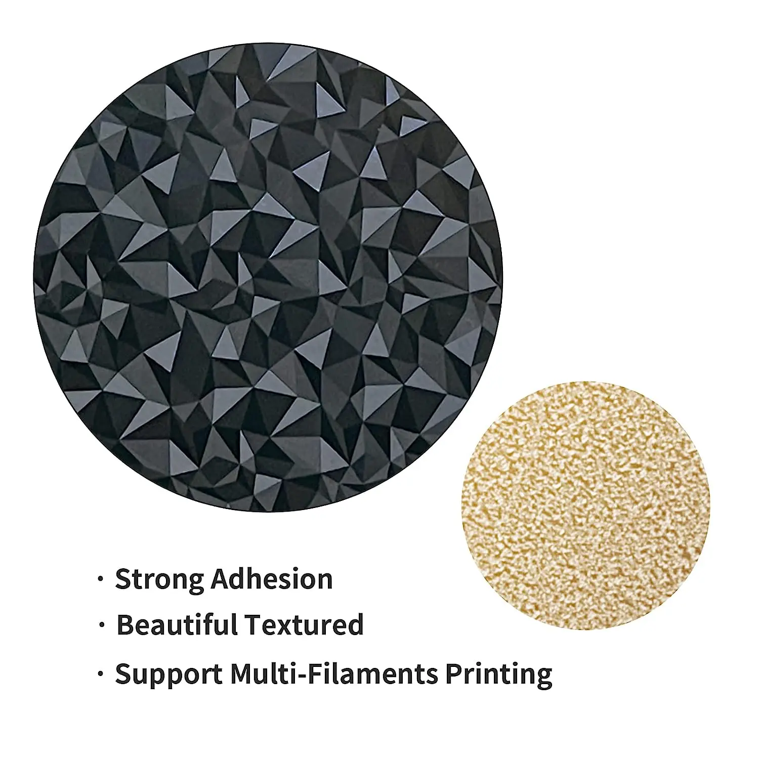 Ur Elk 3d Smooth Carbon Fiber Peo/pet+textured Pei Build Plate 257*257mm For Bambu Lab X1 3d ...