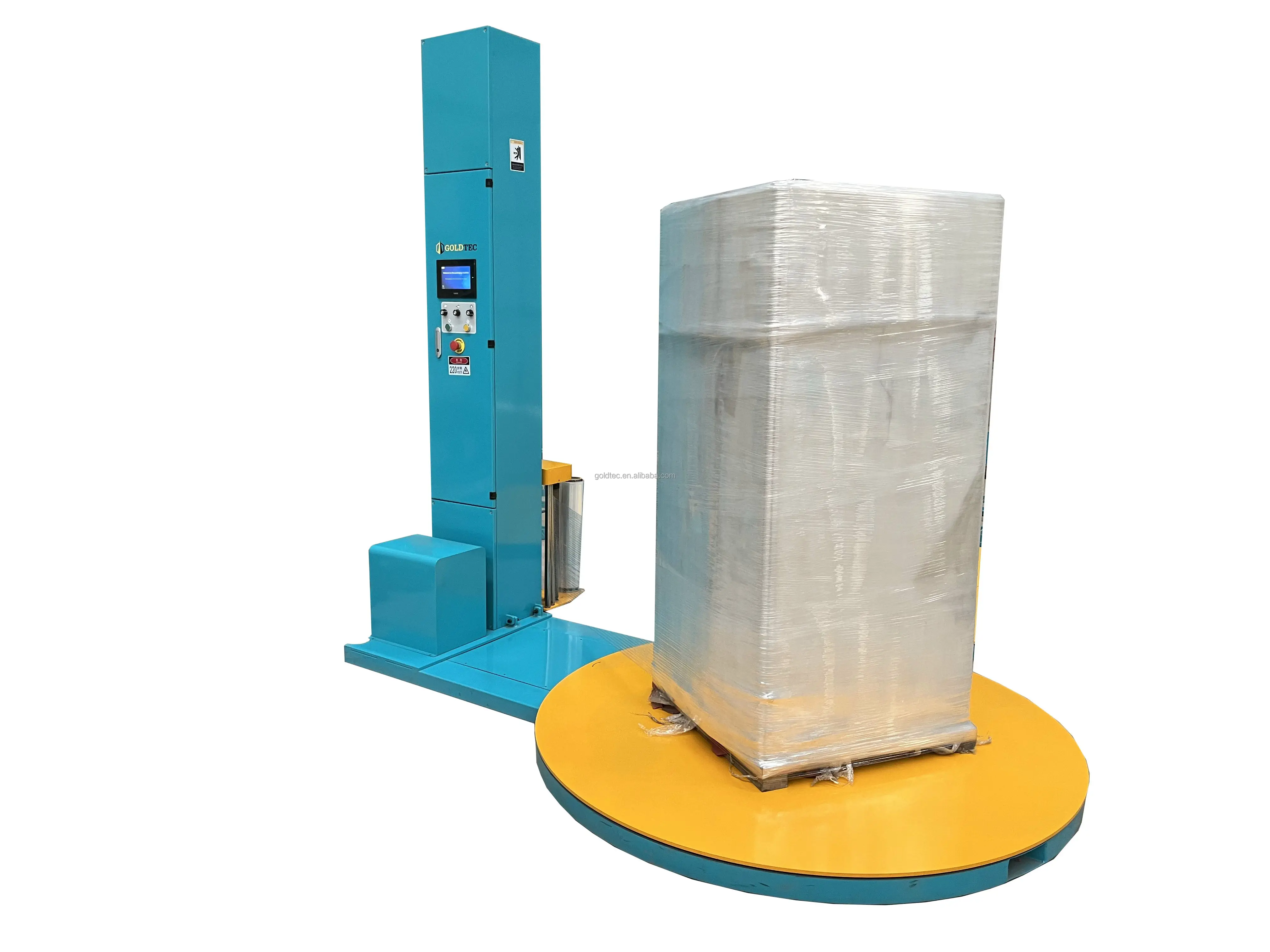 Heavy-duty Semi Automatic Pallet Stretch Wrapping Machine, Stretch Film ...