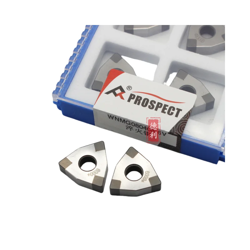 WNMG WNMG080404/WNMG080408 PCBN CBN inserts lame diamantée CNC outils ...