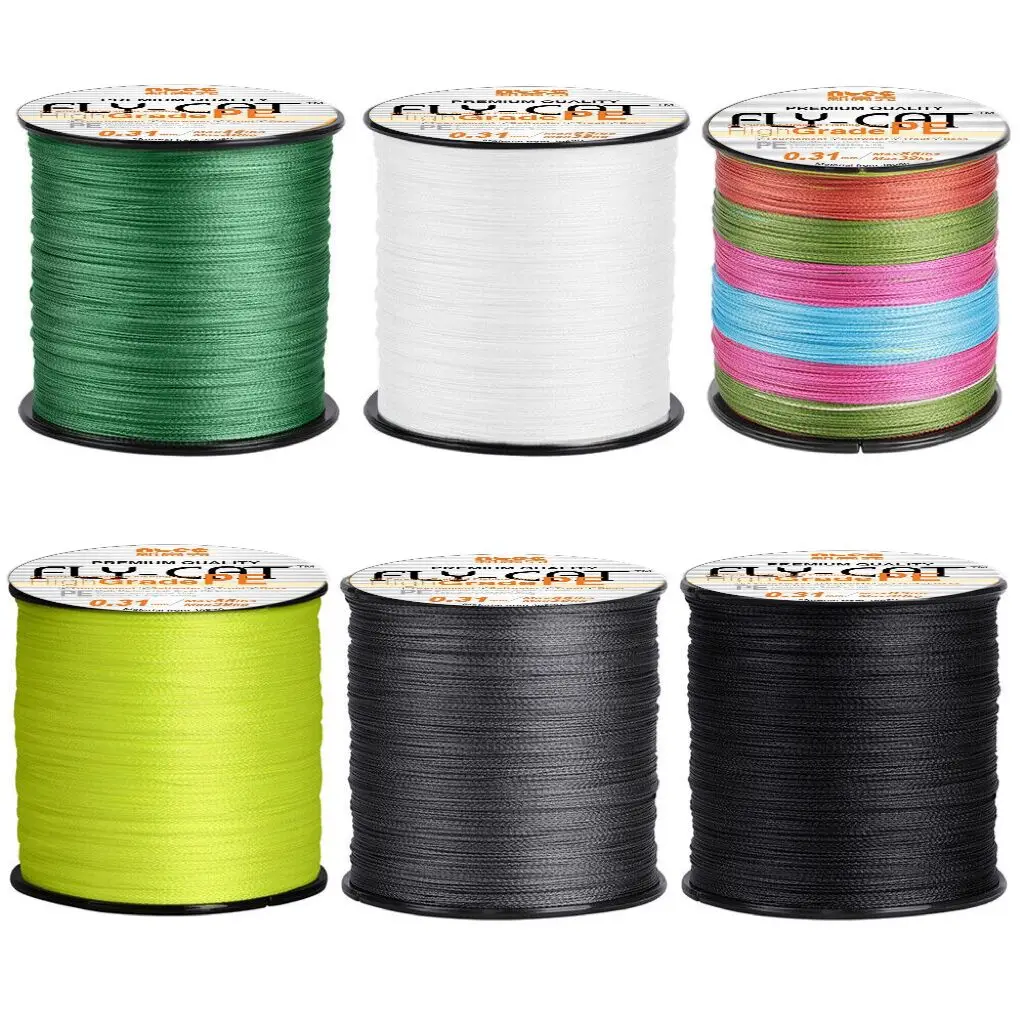 4 Strands Braided Fishing Line Spool Packing Uhmwpe Braided Fishing ...