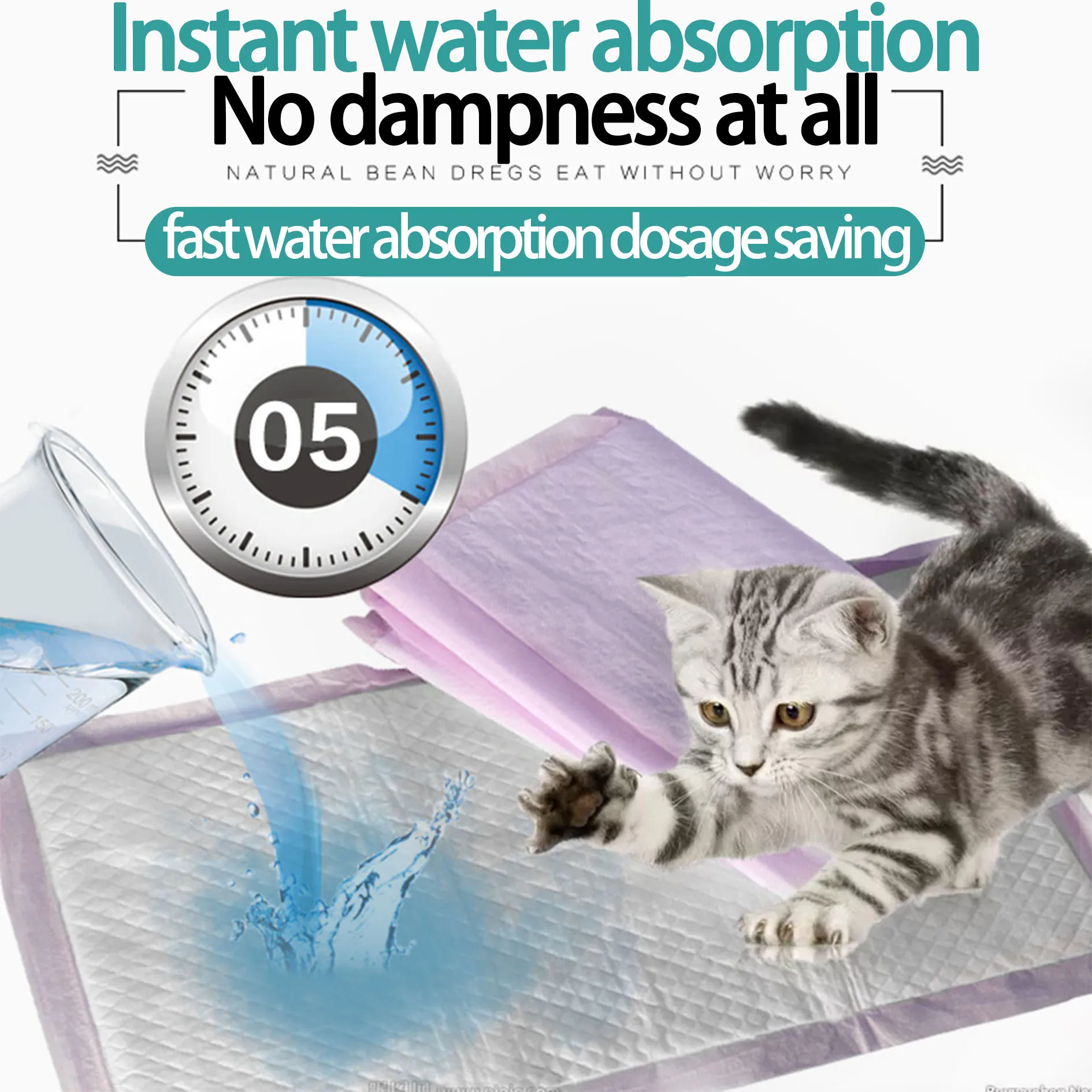 Cat Litter Box Absorption Pad Sanitary Mat Hygienic Carpet - Buy Cat ...