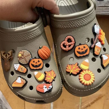 Thanksgiving Turkey Pumpkin Croc Charms Autumn Fall Harvest ...