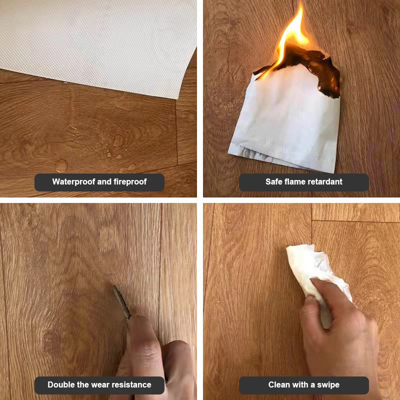 PVC Vinyl Flooring Waterproof Anti-Slip Sheet Mat for Indoor Use ODM