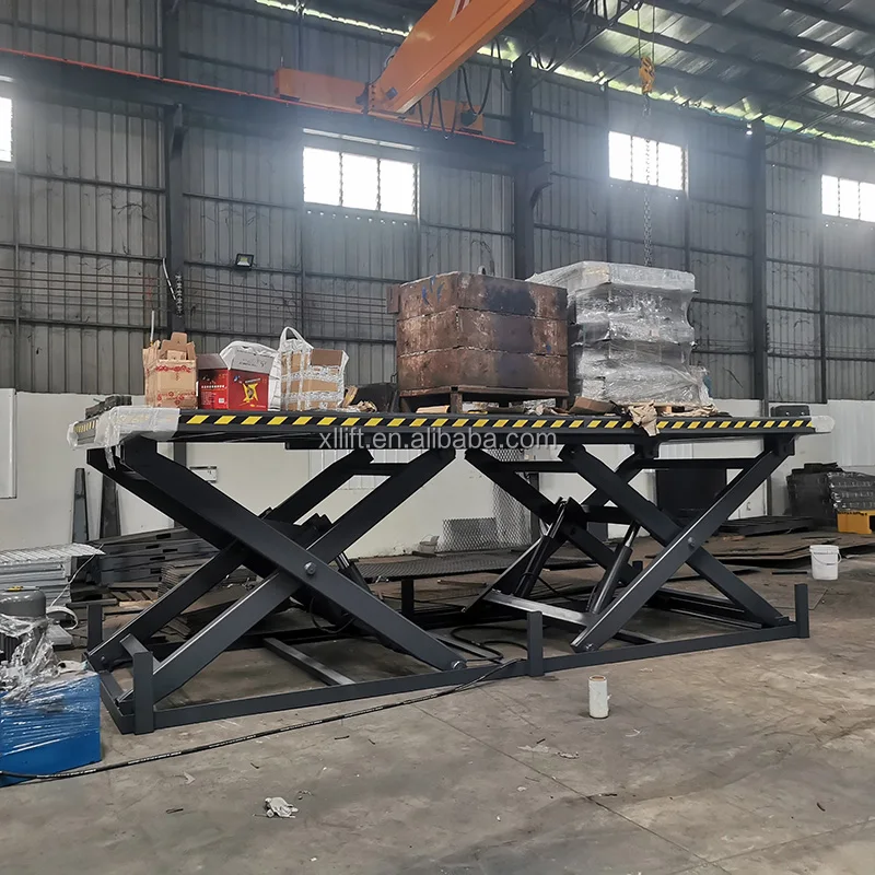 Hydraulic Scissor Lift Dock Leveler Container/warehouse/truck Load Ramp ...