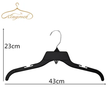 17 Inch 484 Ps Material Black Plastic Hanger With Metal Hook Great For ...