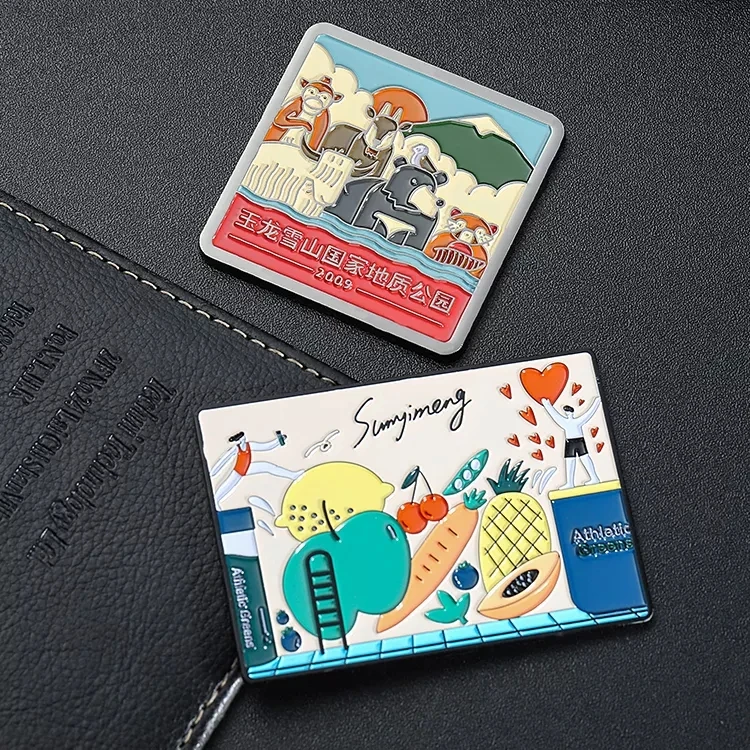 Usa Country City Tourism Souvenir Custom Soft Enamel Metal Magnet ...