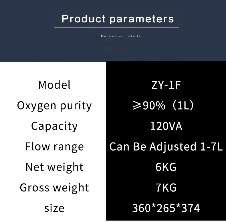 Ce Home Oxygen Machine 1l Psa Oxygen Generator Portable Mini 1l 3l 7l ...