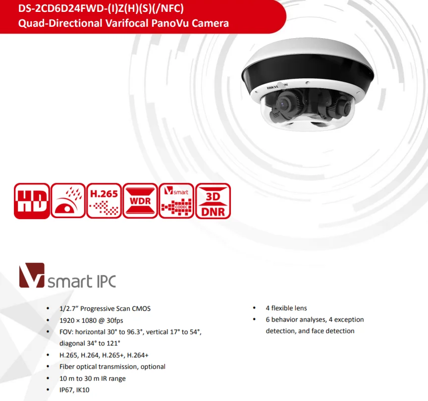 HK VISION CCTV Camera ATK-2CD6D24FWD-IZS ATK-2CD6D24FWD-I Hik 4 ...