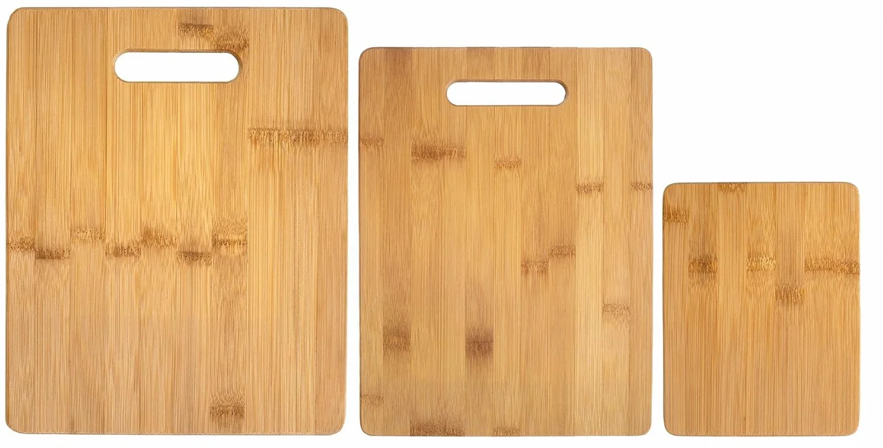 Totally Bamboo 3-piece Bamboo Cutting Board Set Wood Cutting Boards For ...